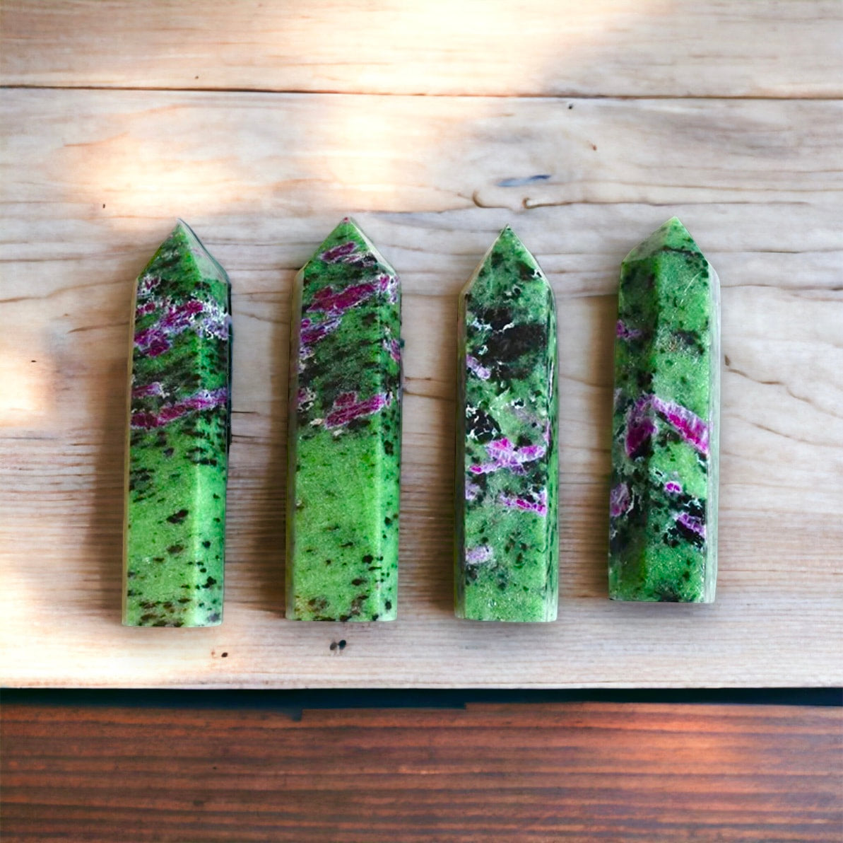 Ruby Zoisite Crystal Tower – LUNA NOVA